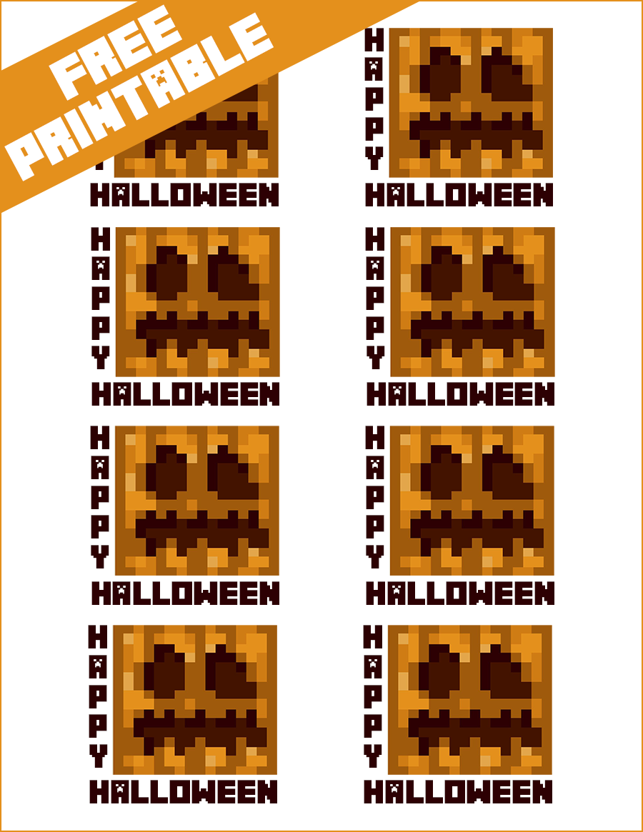 Minecraft-Halloween-Printable - Sarah Halstead