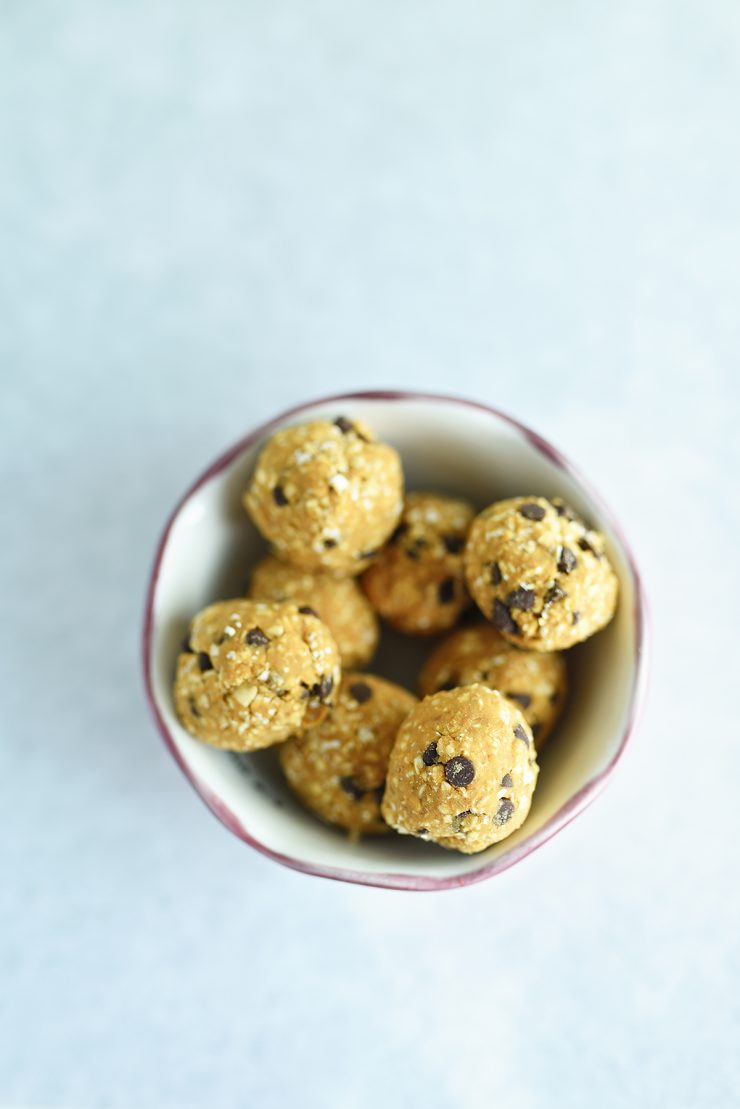 No Bake Peanut Butter Protein Bites Sarah Halstead