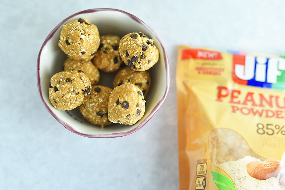 No Bake Peanut Butter Protein Bites Sarah Halstead