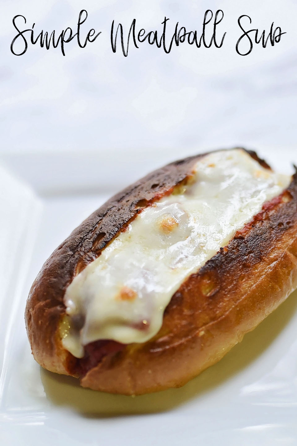 simple meatball sub - Sarah Halstead