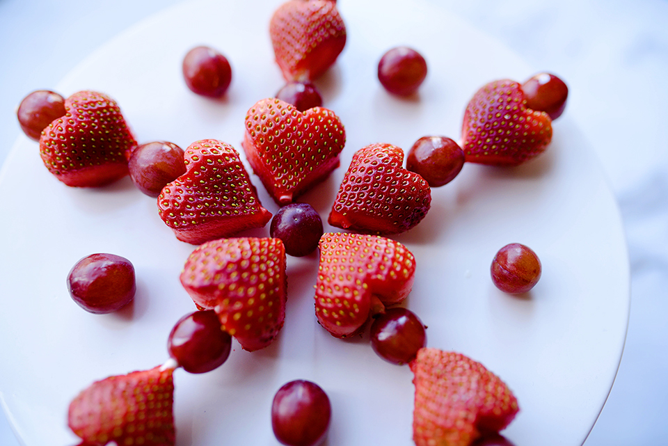 strawberry and grape kabobs - Sarah Halstead