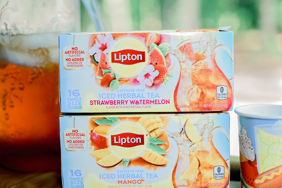 lipton herbal tea - Sarah Halstead