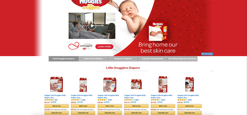 huggies shop - Sarah Halstead