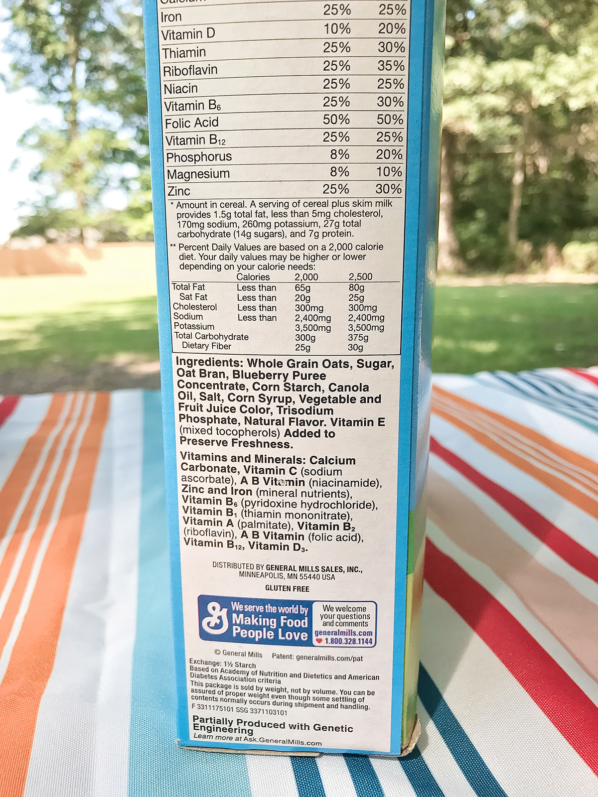blueberry cheerios ingredients - Sarah Halstead