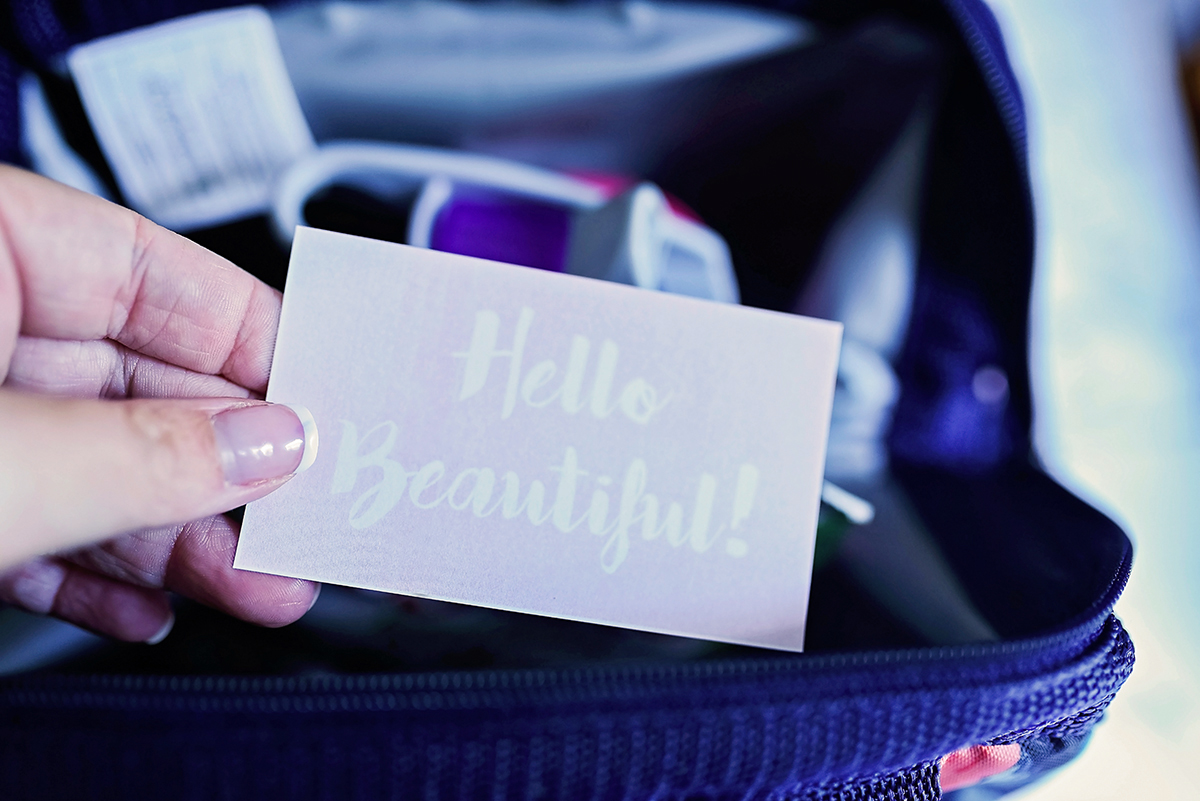 hello beautiful note - Sarah Halstead